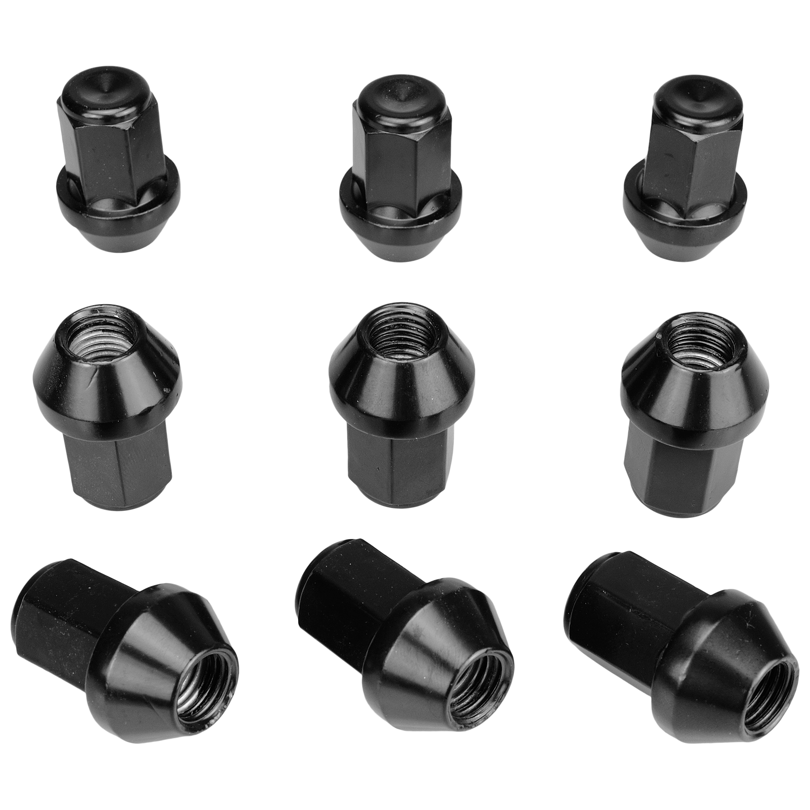 20 Radmuttern SCHWARZ Ford Focus Kuga Mondeo Turnier Windstar Scorpio ...